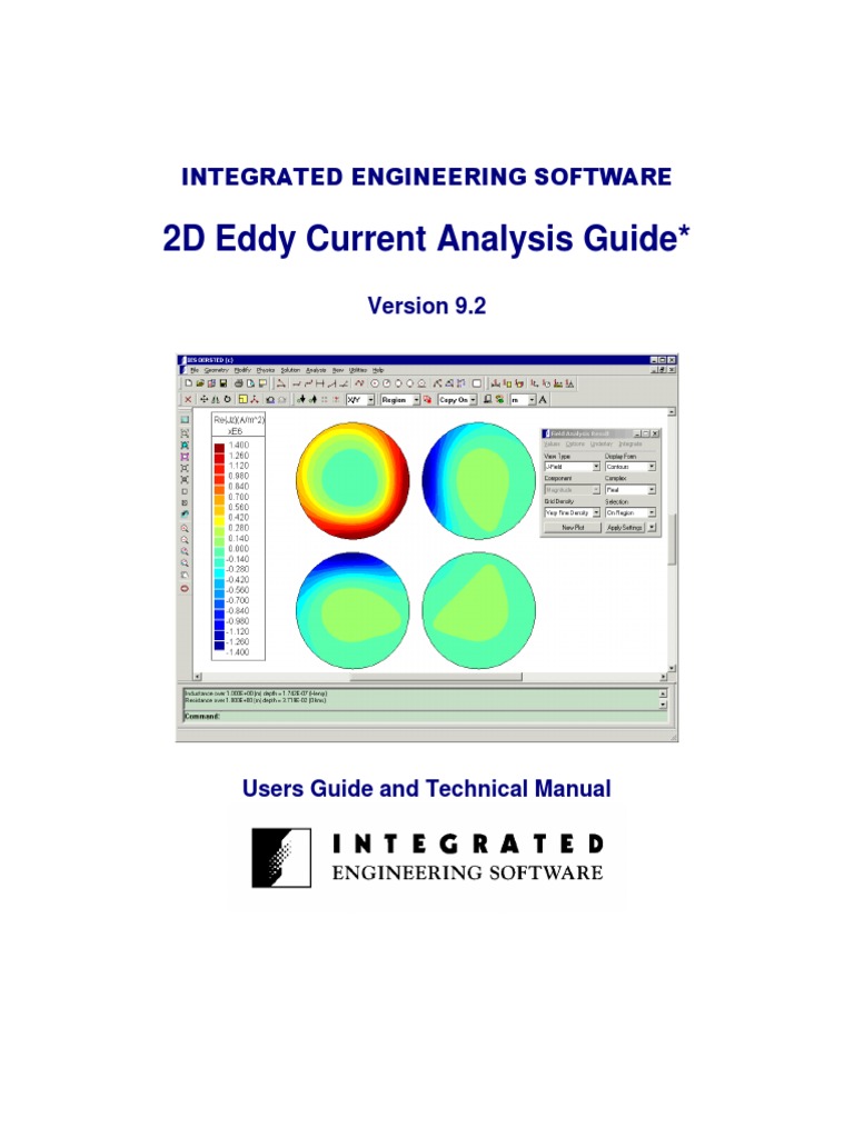 2D Eddy Current Analysis Guide : Integrated Engineering Software | PDF | Inductor | Inductance