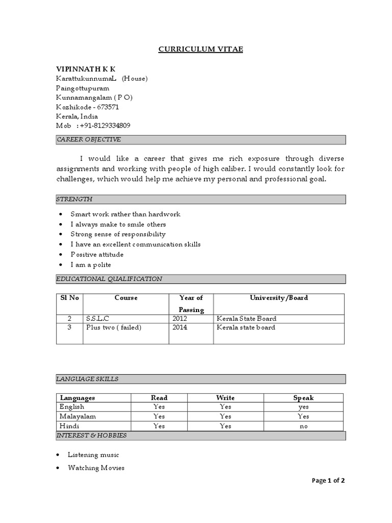 Resume Subhash | PDF