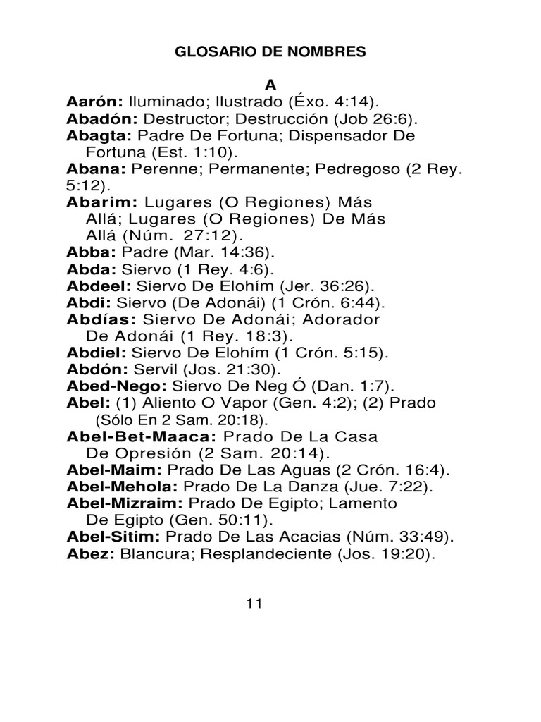 Glosario Biblico | PDF | Contenido bíblico | Biblia hebrea