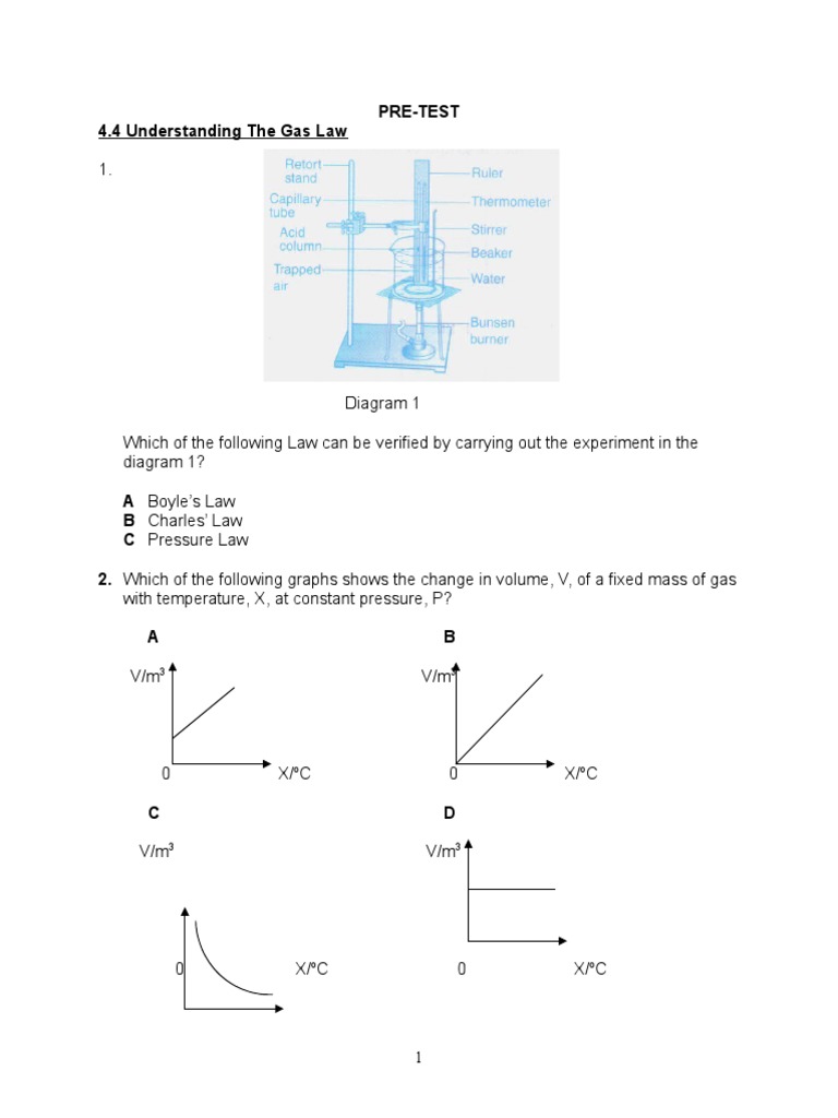 4.4b Understanding Gas Law | PDF