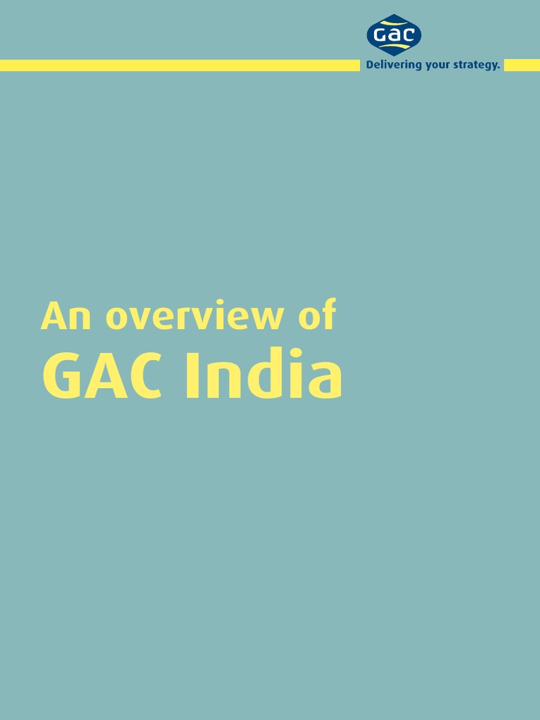 GAC India E-Brochure 2015 | PDF | Cargo | Containerization