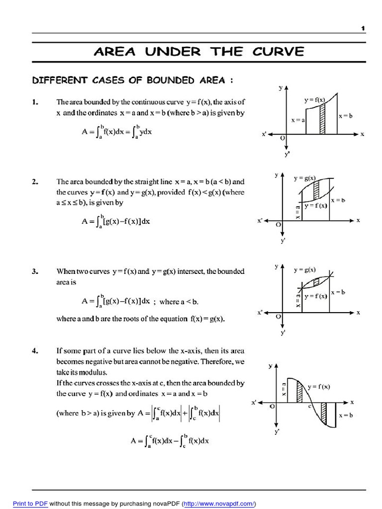 Chapter19 - Area Under Curves | PDF | Office Software | Computer File