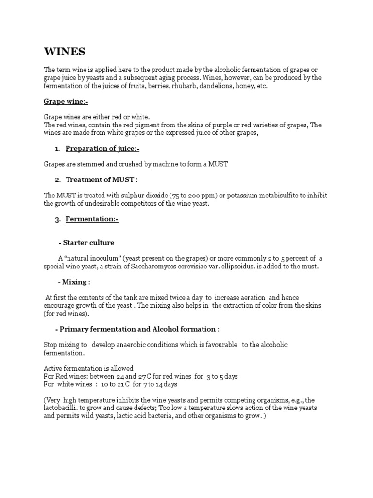 Wine Microbiology Pdf Wine Fermentation
