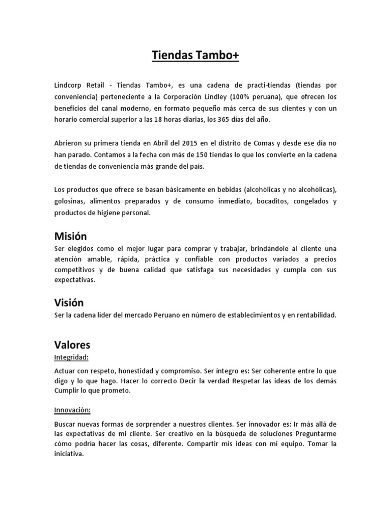 Lindcorp Retail | PDF | Tienda de conveniencia | Cliente