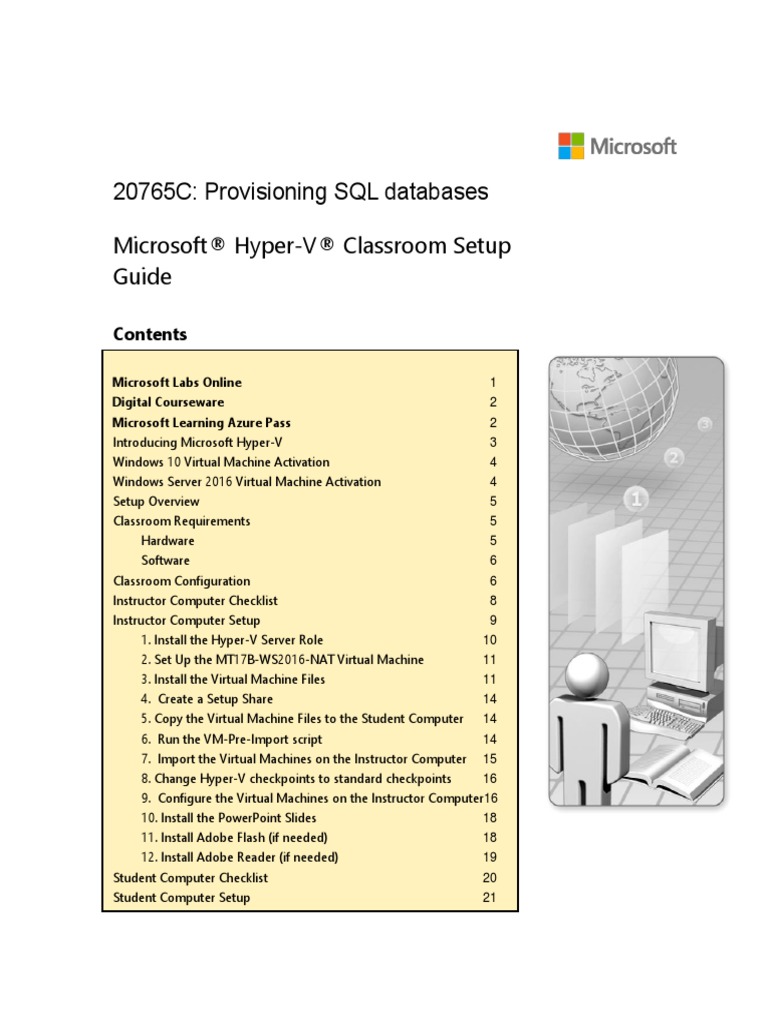 20765C Setupguide | PDF | Hyper V | Virtualization