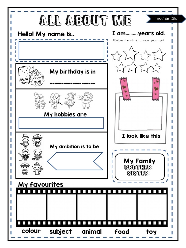 All About Me PDF | PDF