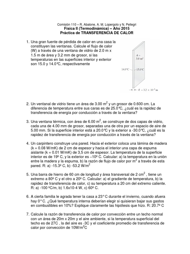 Practica Fisica | PDF | Conduccion termica | Calor