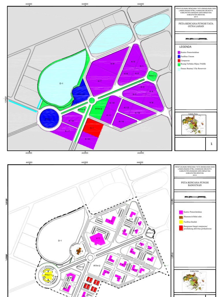 Lampiran Peta RTBL Kws. Bandar Seri Bentan PDF | PDF