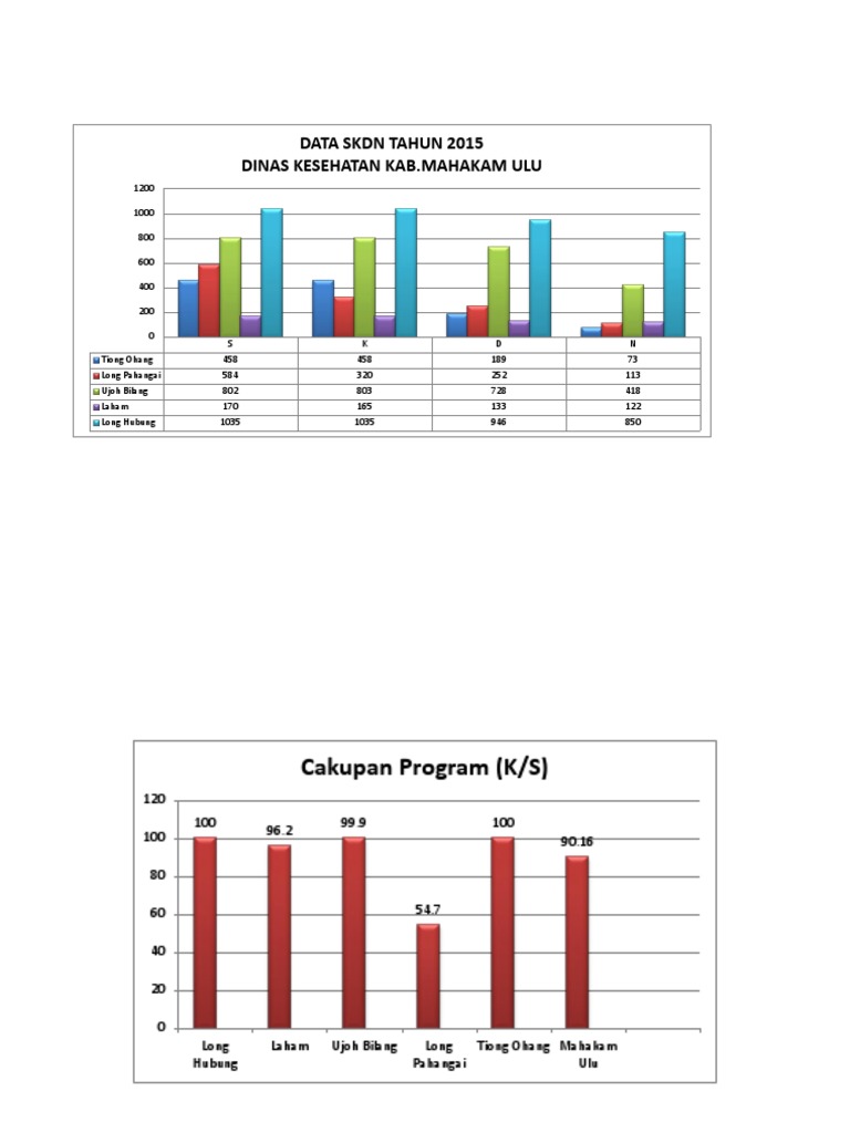 Data SKDN Tahun 2015 Dinas Kesehatan Kab - Mahakam Ulu | PDF
