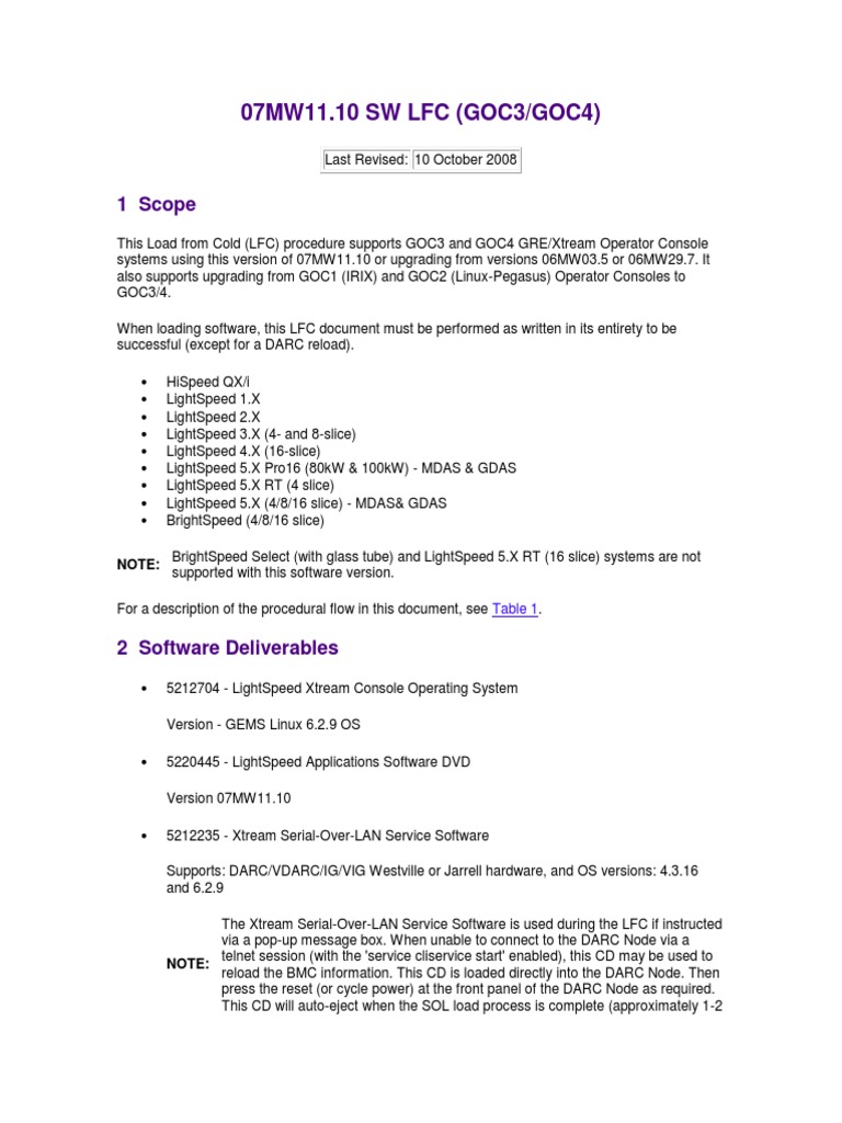 CT LFC Procedure 07mw11 | PDF | Bios | Booting