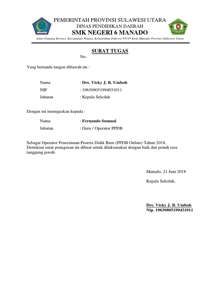 SK Operator PPDB 2018 | PDF