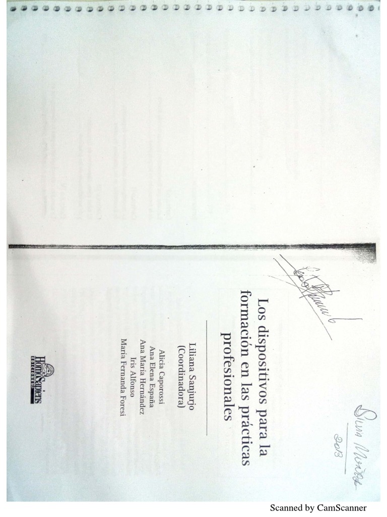 A collection of blank pages scanned by CamScanner without discernible ...