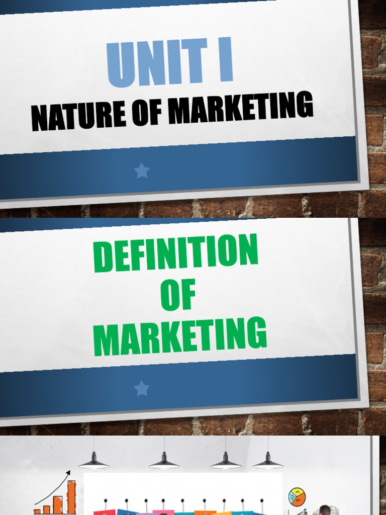 Group 3 Unit I | PDF | Marketing | Macroeconomics
