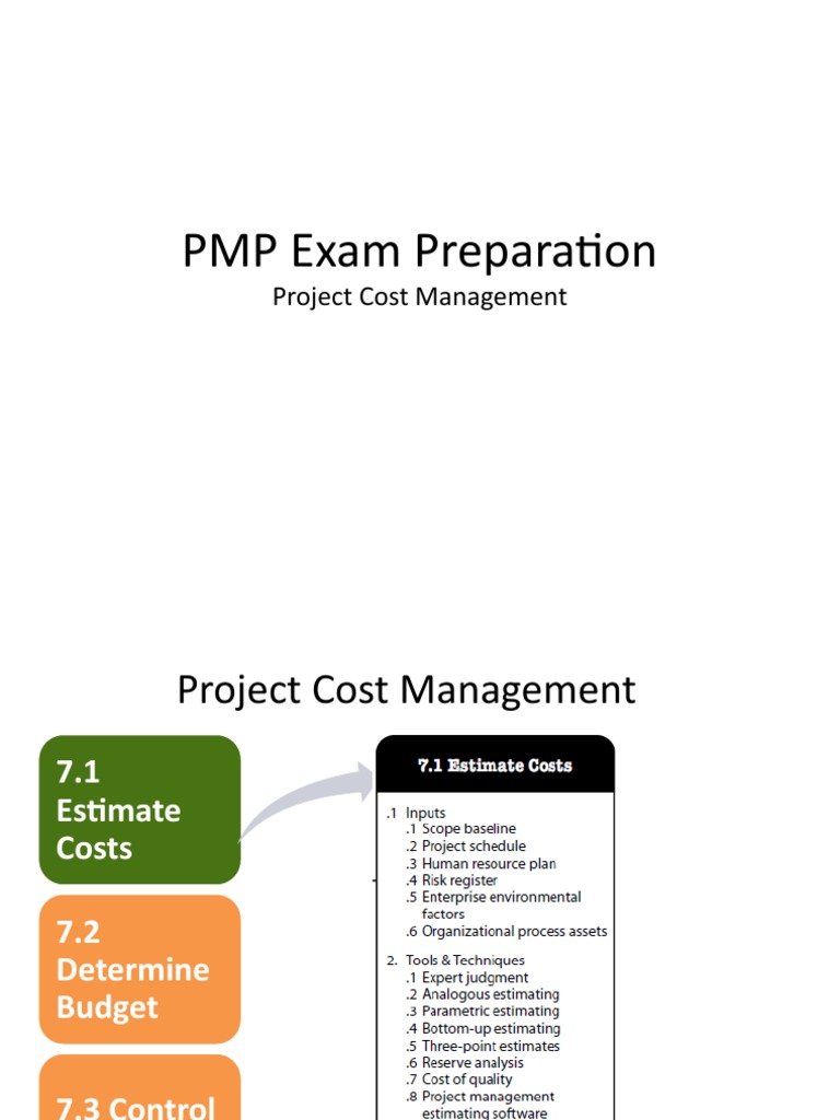 PMBOK Cost Management - by Skanchi | PDF | Business