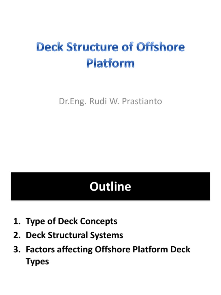 Kuliah 5 - Deck Structure of Offshore Platform | PDF | Deck (Ship) | Truss