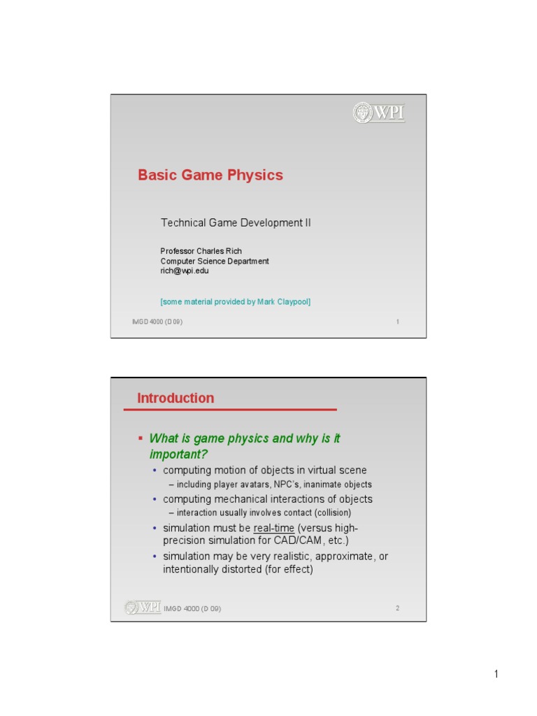 Game Physics Fundamentals In C Programming – peerdh.com