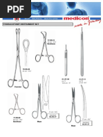 Laparotomy Instrument Set List | PDF