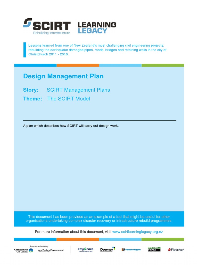Design Management Plan | PDF | Design | Audit
