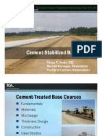 Cement-Treated Base (CTB) | PDF | Road Surface | Cement