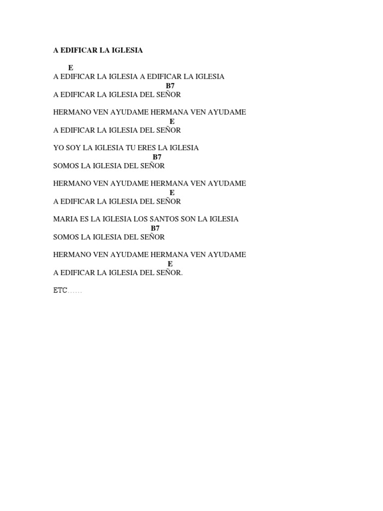 A Edificar La Iglesia | PDF