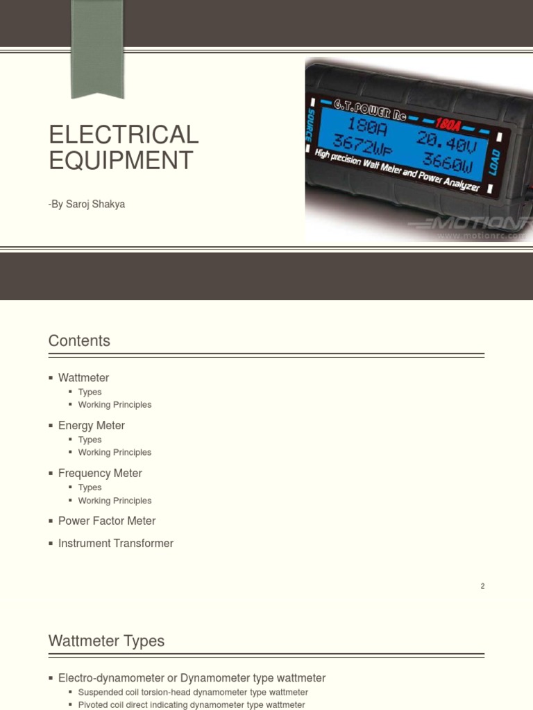 Electrical Equipment | PDF | Inductor | Electromagnetic Induction