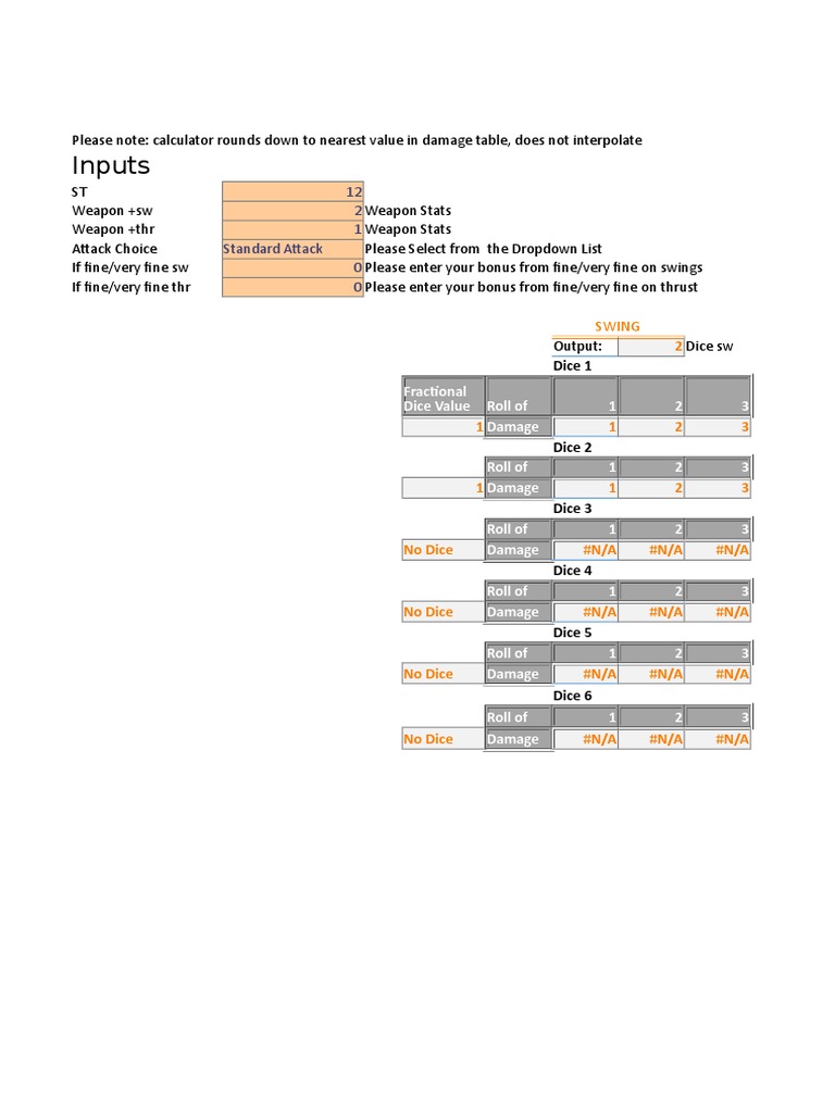 Gurps Calculator | PDF | Applied Probability | Gambling