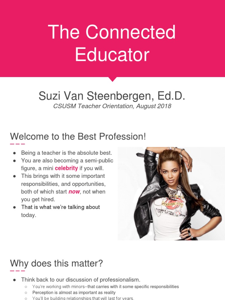 The Connected Educator | PDF | Teachers | Social Media