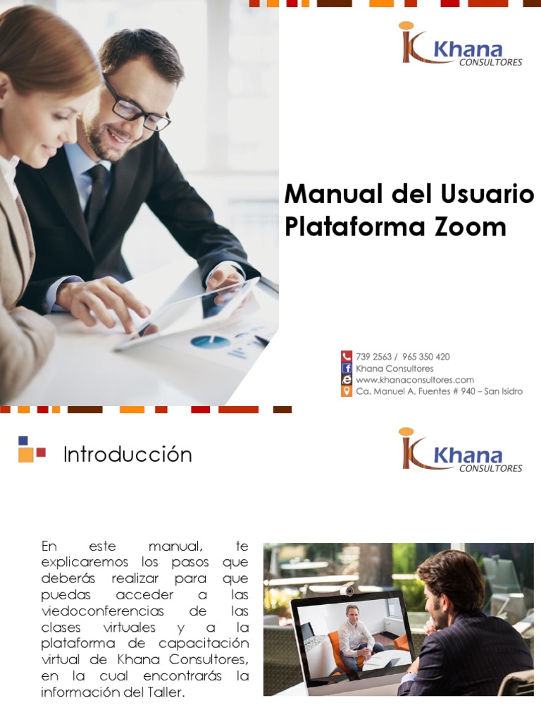 Manual de Usuario - Plataforma Zoom | PDF | Chat en linea | Red mundial