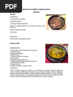 Pochitoque en Verde | PDF | Cocina, comidas y vino