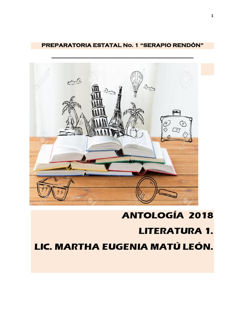 Guía de Literatura 1. Bachillerato. Preparatorias Estatales. Bloque 1 ...