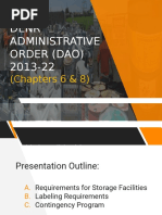 DENR Hazardous Waste Label Template | PDF