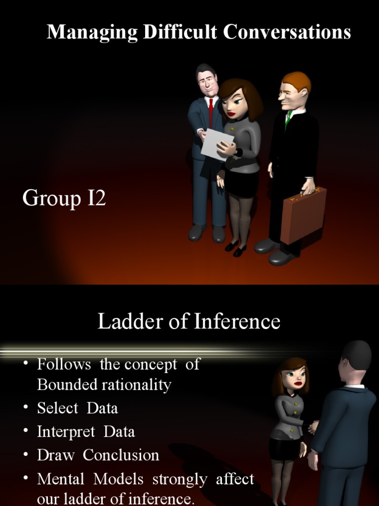 Managing Difficult Conversations: Group I2 | PDF | Thought | Rationality
