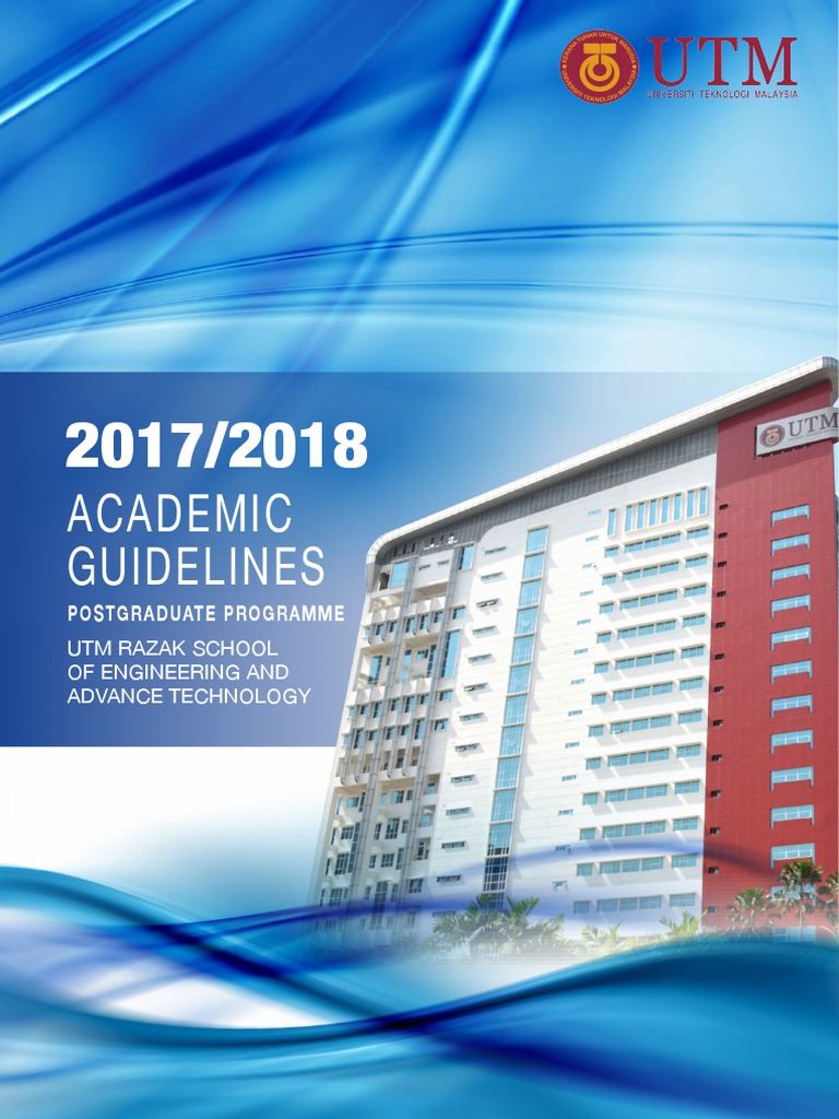 UTM Razak School Academic Guideline Postgraduate Programme 1 1 | PDF ...