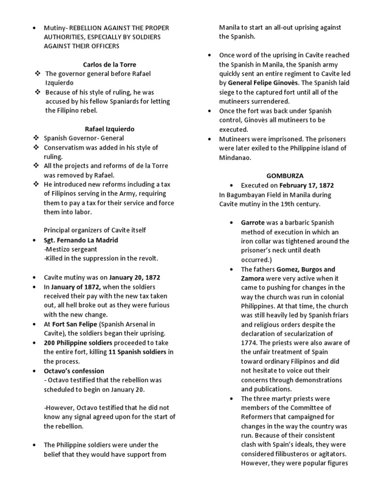 Cavite Mutiny reviewr.docx | Politics