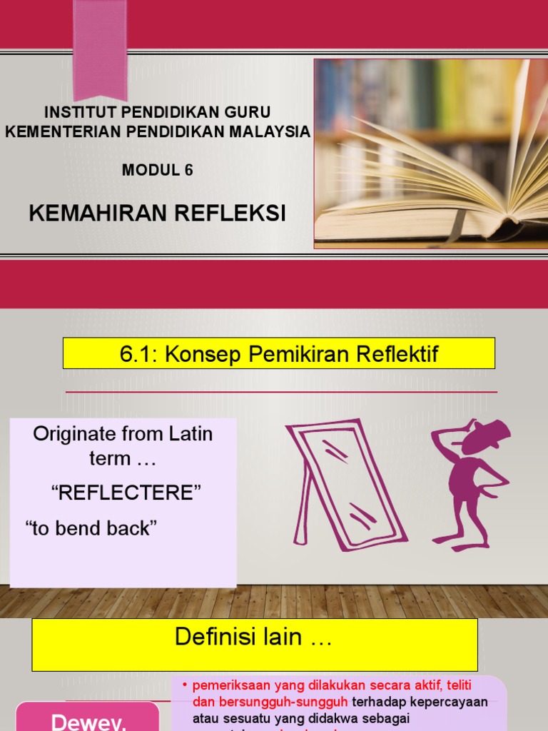 Kemahiran Refleksi dalam Pengajaran | PDF | Karier & Perkembangan