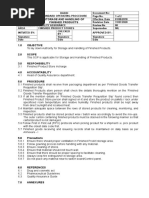 SOP For Handling and Storage of Raw & Packing Material | PDF ...