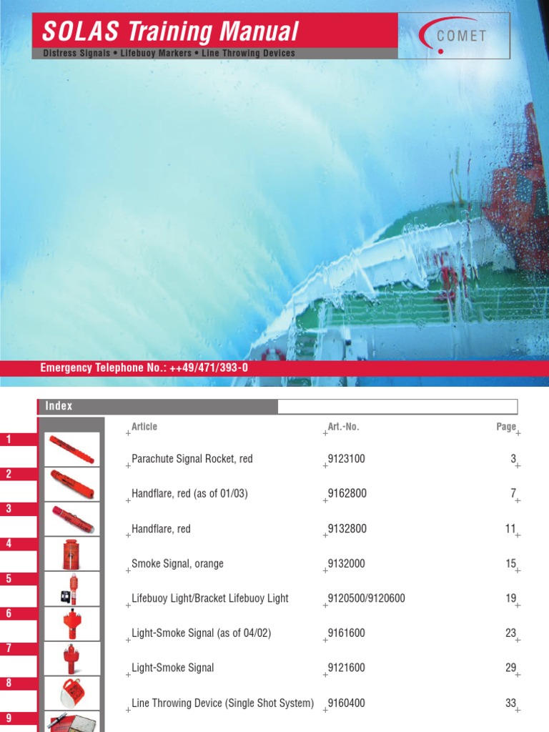 COMET Training Manual 0 | PDF | Fires | Dangerous Goods