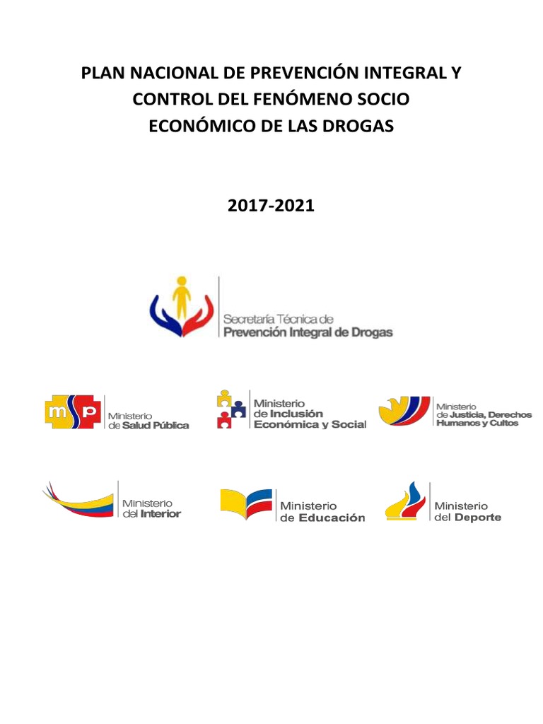 PLAN NACIONAL DE PREVENCIÓN INTEGRAL Y CONTROL DEL FENÓMENO SOCIO ...