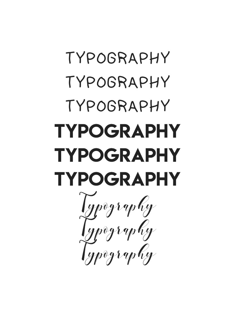 The Typography Challenge | PDF