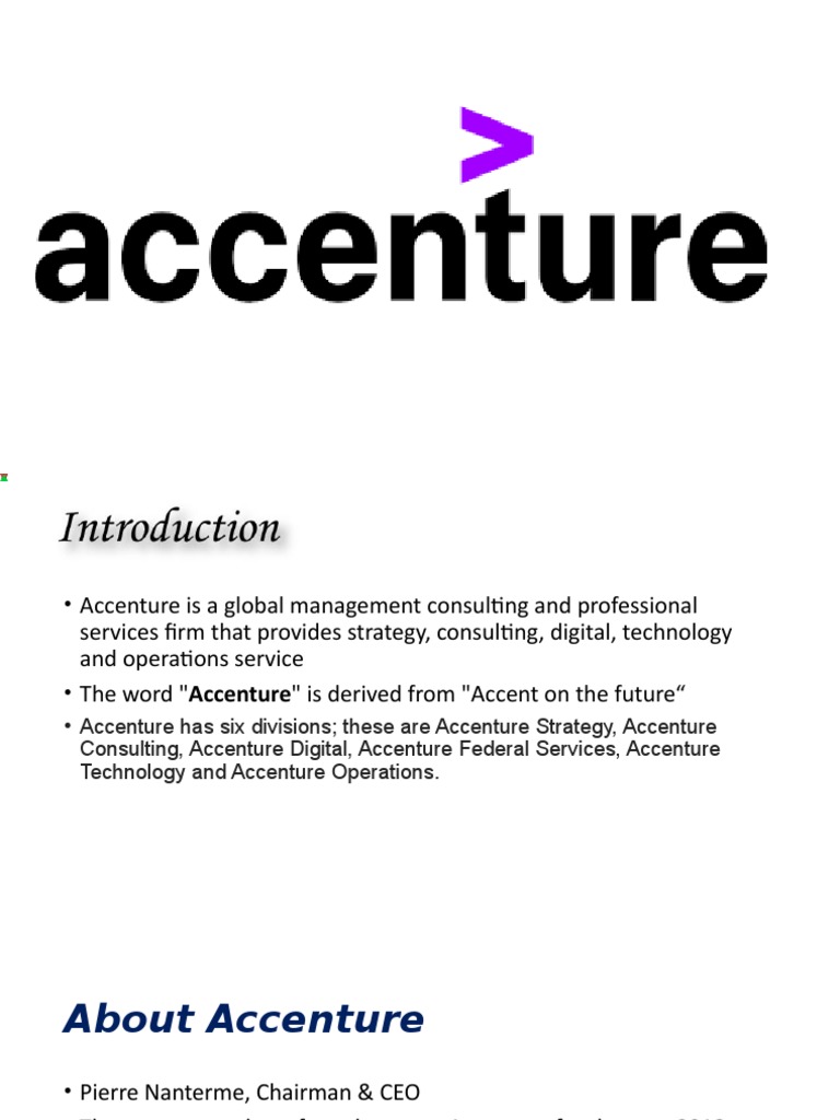 An In-Depth Analysis of Accenture's Business Structure, Services ...