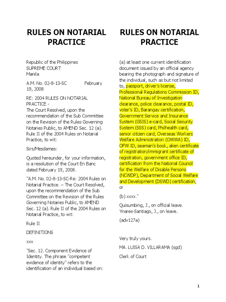 Notarial Law Philippines | PDF | Notary Public | Signature