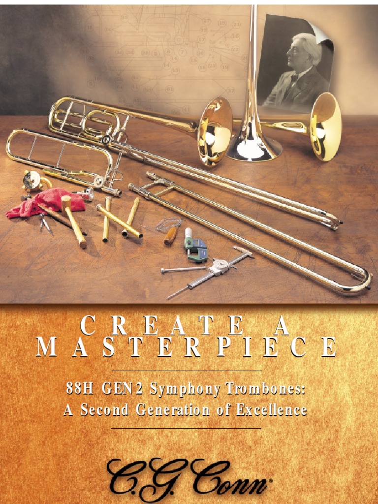 Conn 88H Trombone Catalog PDF | PDF | Trombone | Music Technology