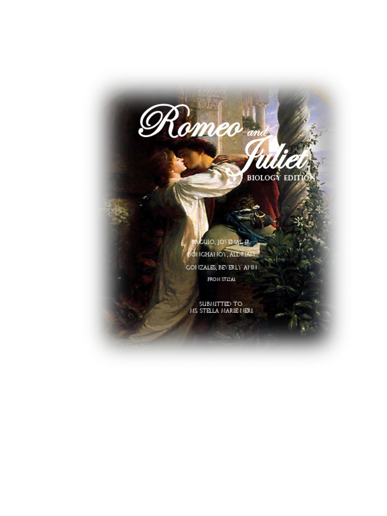 Romeo Juliet: Biology Edition | PDF | Cytoplasm | Cell (Biology)