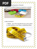 EPP 4 - Mga Kagamitan Sa Pananahi | PDF