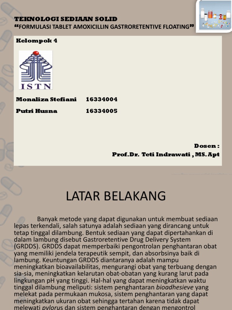 Teknologi Sediaan Solid | PDF