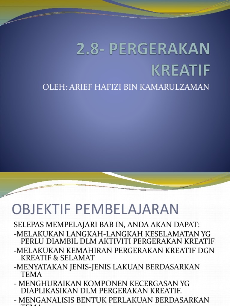 2.8 - Pergerakan Kreatif | PDF