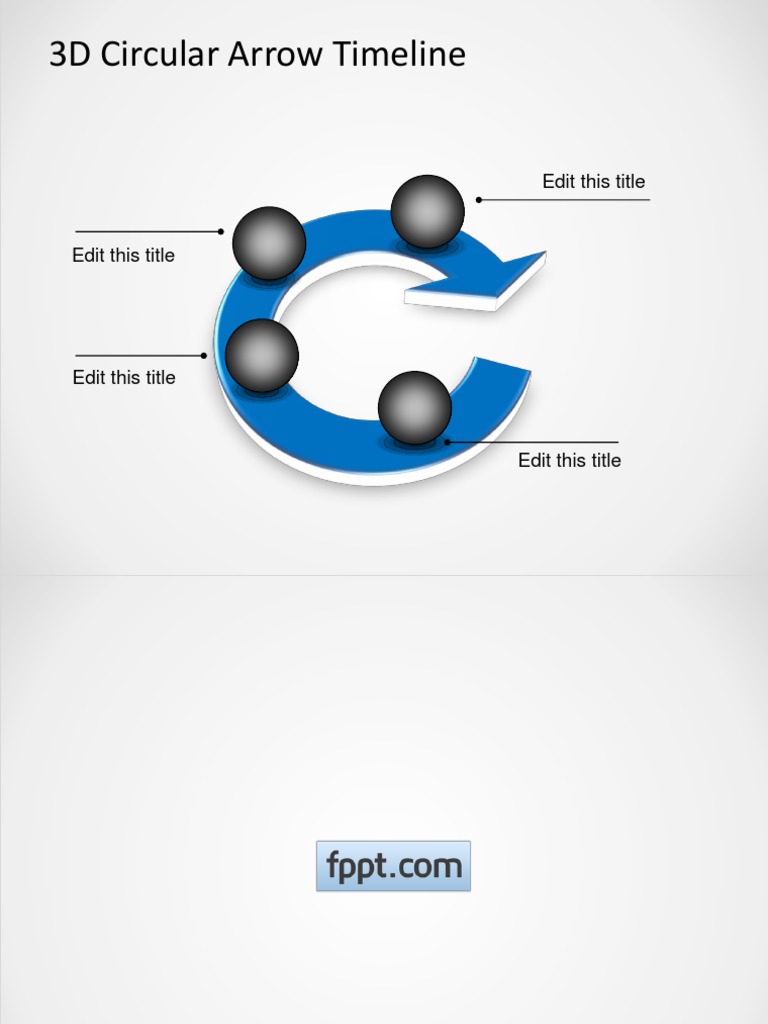 2992 3d Circular Arrow Timeline | PDF