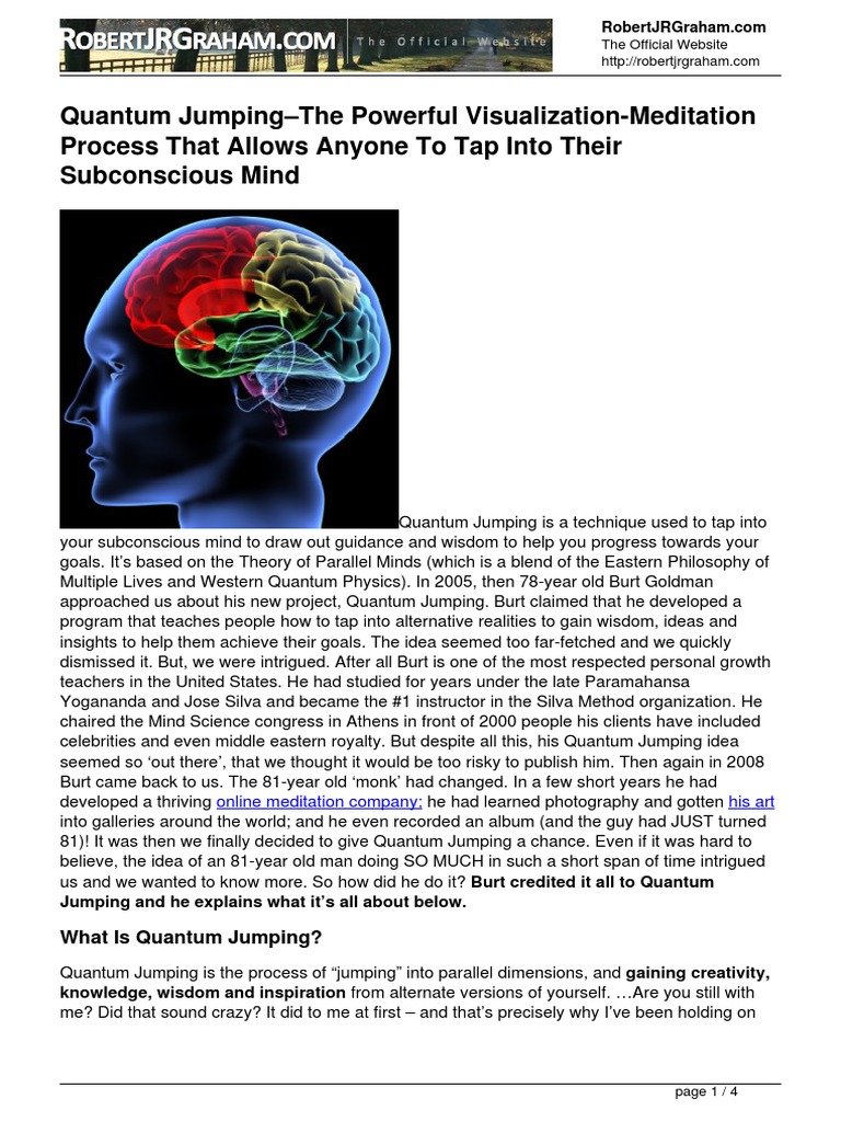 Quantum Jumping Intro Course | Reality | Question