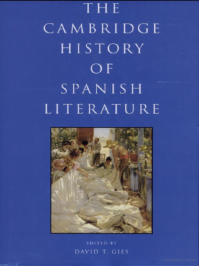 The Cambridge History of Spanish Literature | PDF | Spanish Literature ...