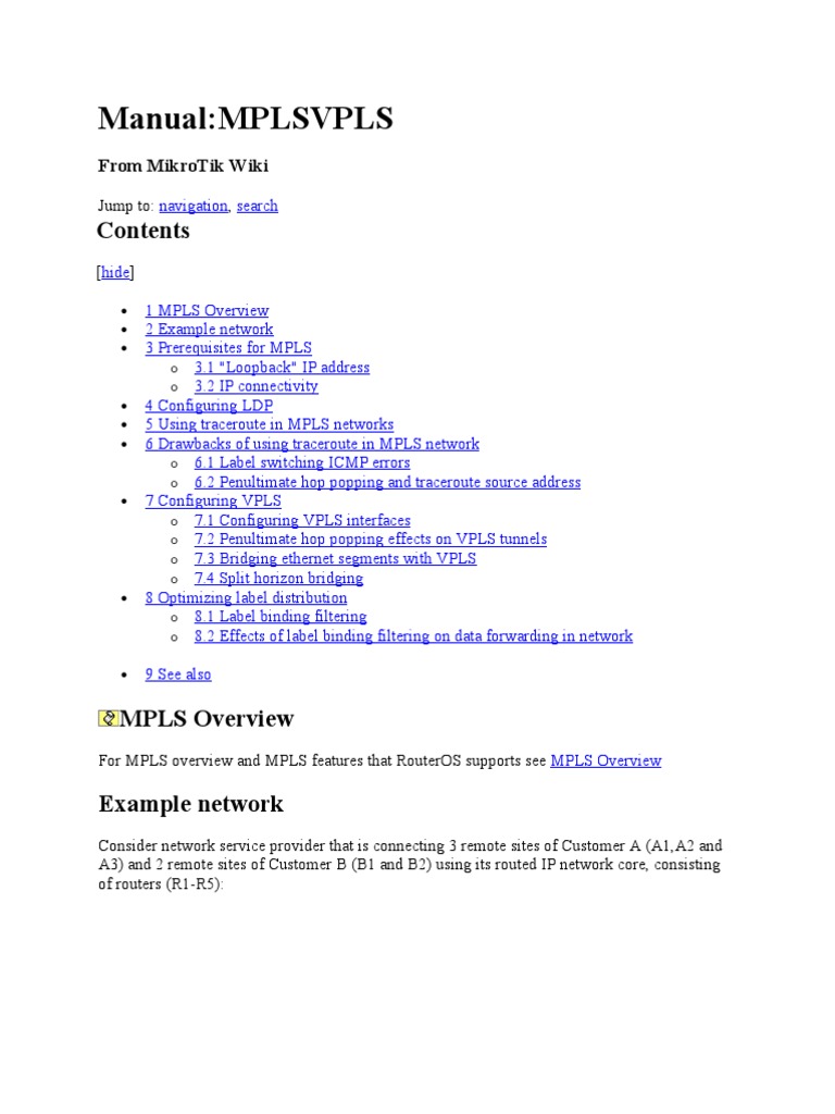 Mpls Lab Setup Pdf Multiprotocol Label Switching Networking